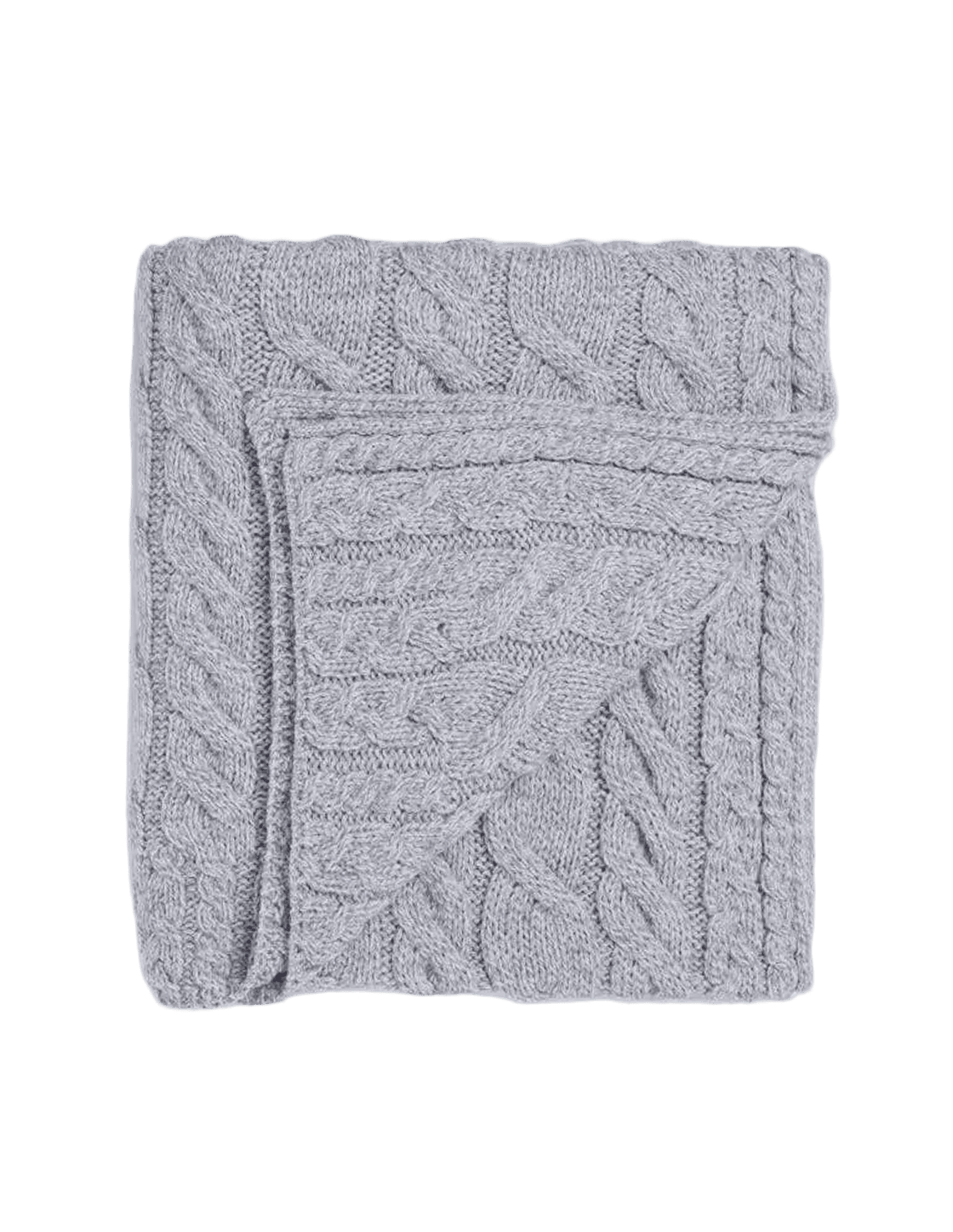 Oat Irish Merino Wool Blanket | Aran Woollen Mills | Faire Living